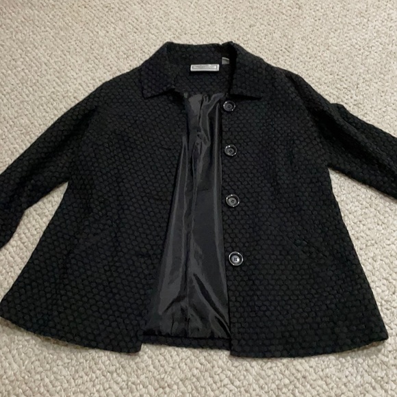 George Simonton | Jackets & Coats | New George Simonton Black Jacket ...
